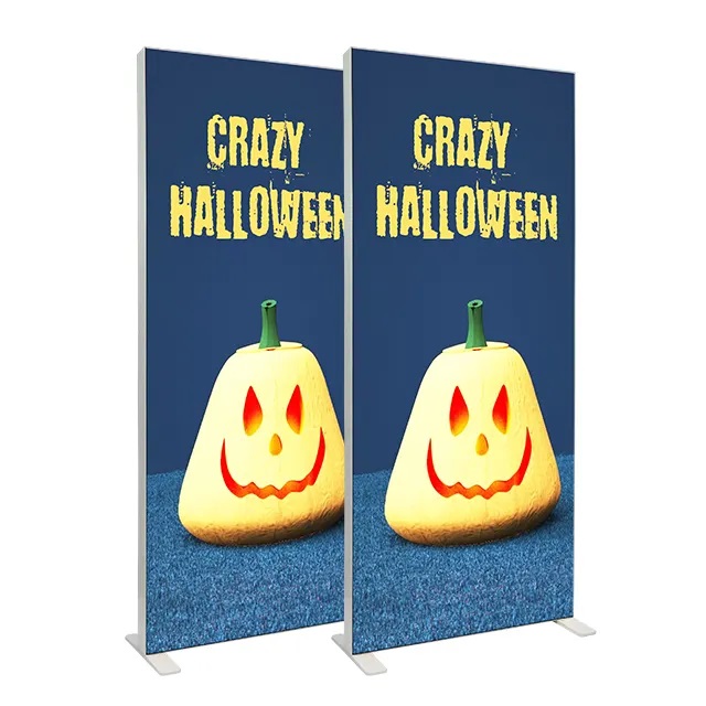 Onegyit SEG Tension Fabric Lightbox, LED Backlit Or Edgelit Display, Floor Standing | Onegyit