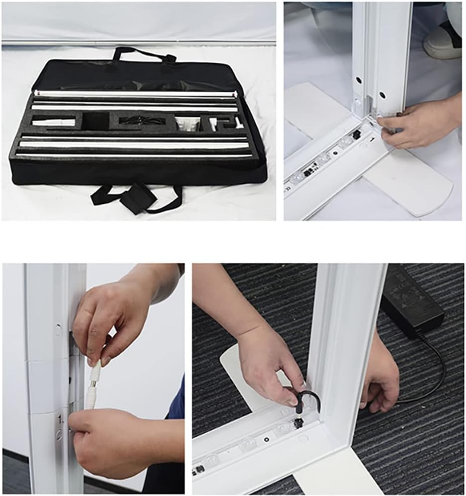 Onegyit SEG Display Stand, Modular Design LED SEG Fabric Lightbox, SEG ...