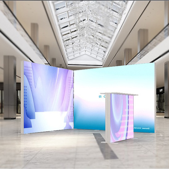 Onegyit SEG Display Stand, Modular Design LED SEG Fabric Lightbox, SEG ...