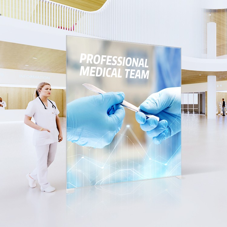 Onegyit SEG Display Stand, Modular Design LED SEG Fabric Lightbox, SEG ...